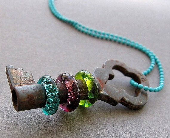 Colorful Ball Chain Necklace 17 Inch Silver Clasp Orange - Etsy