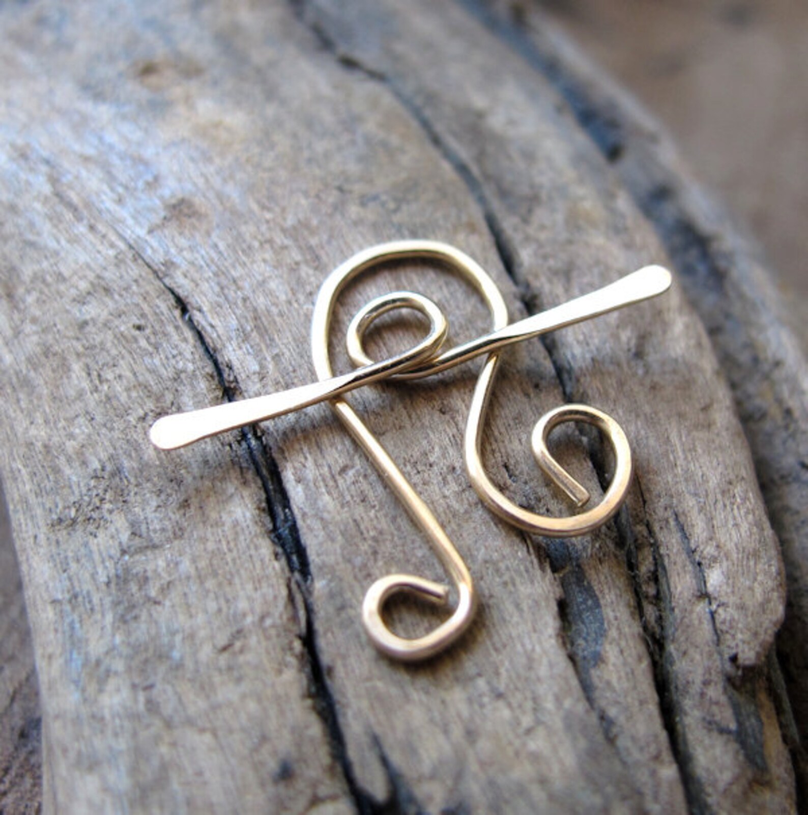 Sterling Silver Toggle Clasp Necklace Closure Artisan Etsy