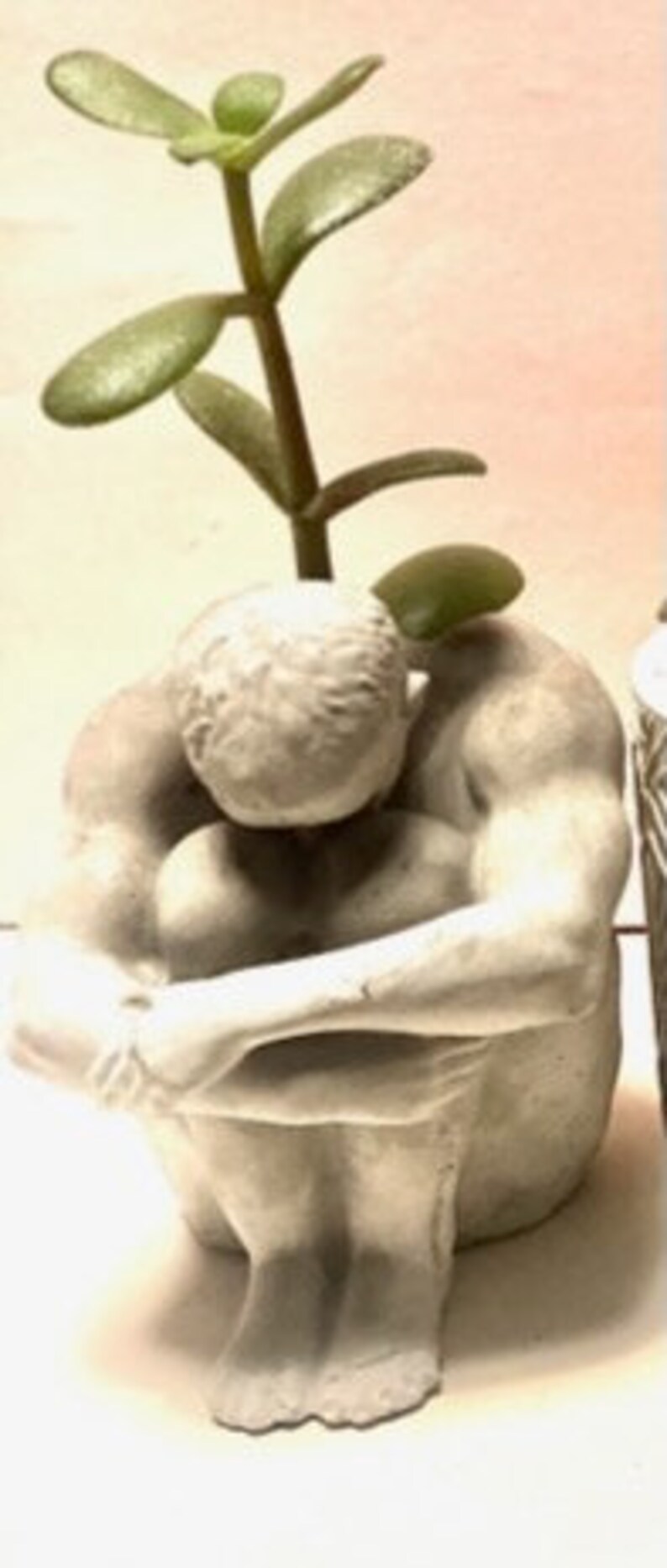 Concrete Planter Zen Planting Mini Pots, Modern Decor, Succulent Pot ...