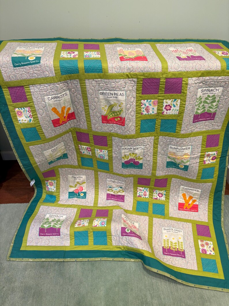 Seed Packet Quilt - Etsy