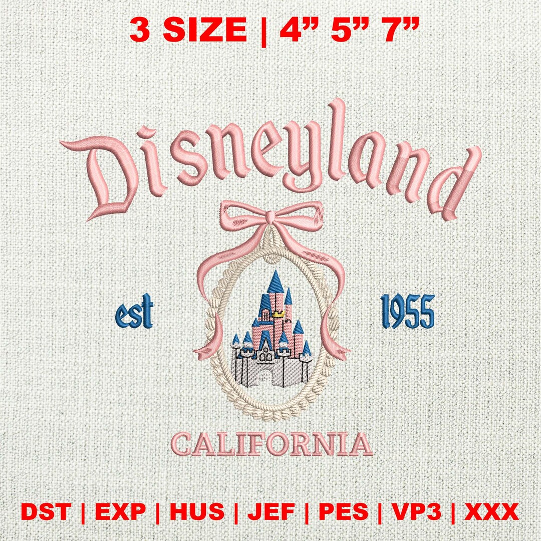 Mirror Bow Castle Embroidery Design, Magical Land Embroidery Design ...
