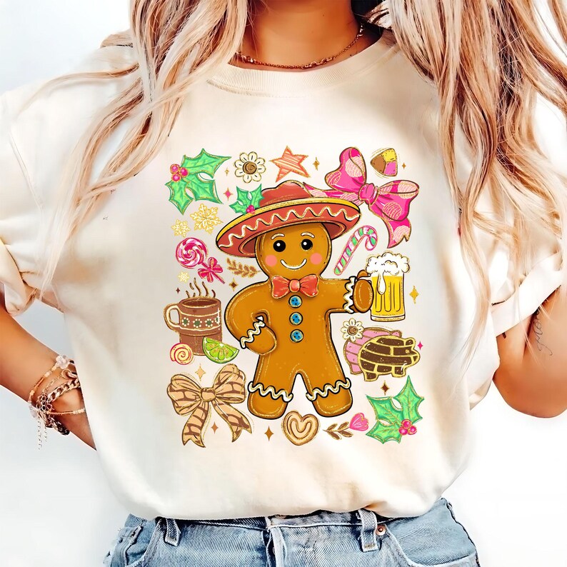 Feliz Navidad Mexican Gingerbread With Sombrero Christmas Png, Merry ...