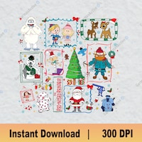 Rudolph and Clarice SVG/PNG Digital Files - Etsy