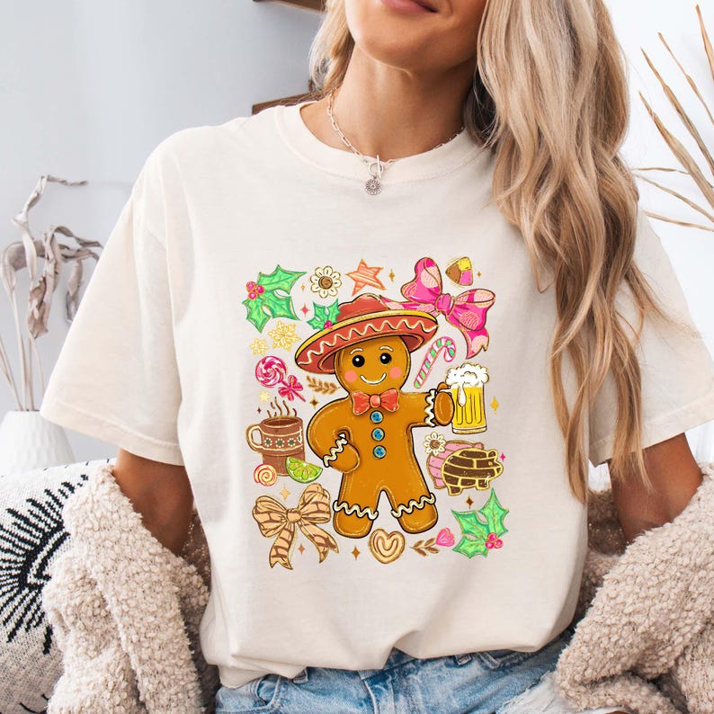 Feliz Navidad Mexican Gingerbread With Sombrero Christmas Png, Merry ...