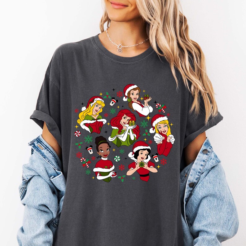 Christmas Princess PNG, Cartoon Christmas Png, Friends Christmas Png ...
