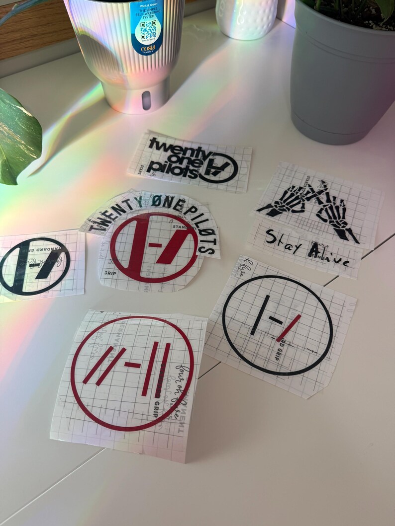 Twenty One Pilots Vinyl Decal | TOP Logo, Custom Car Window Sticker - Etsy