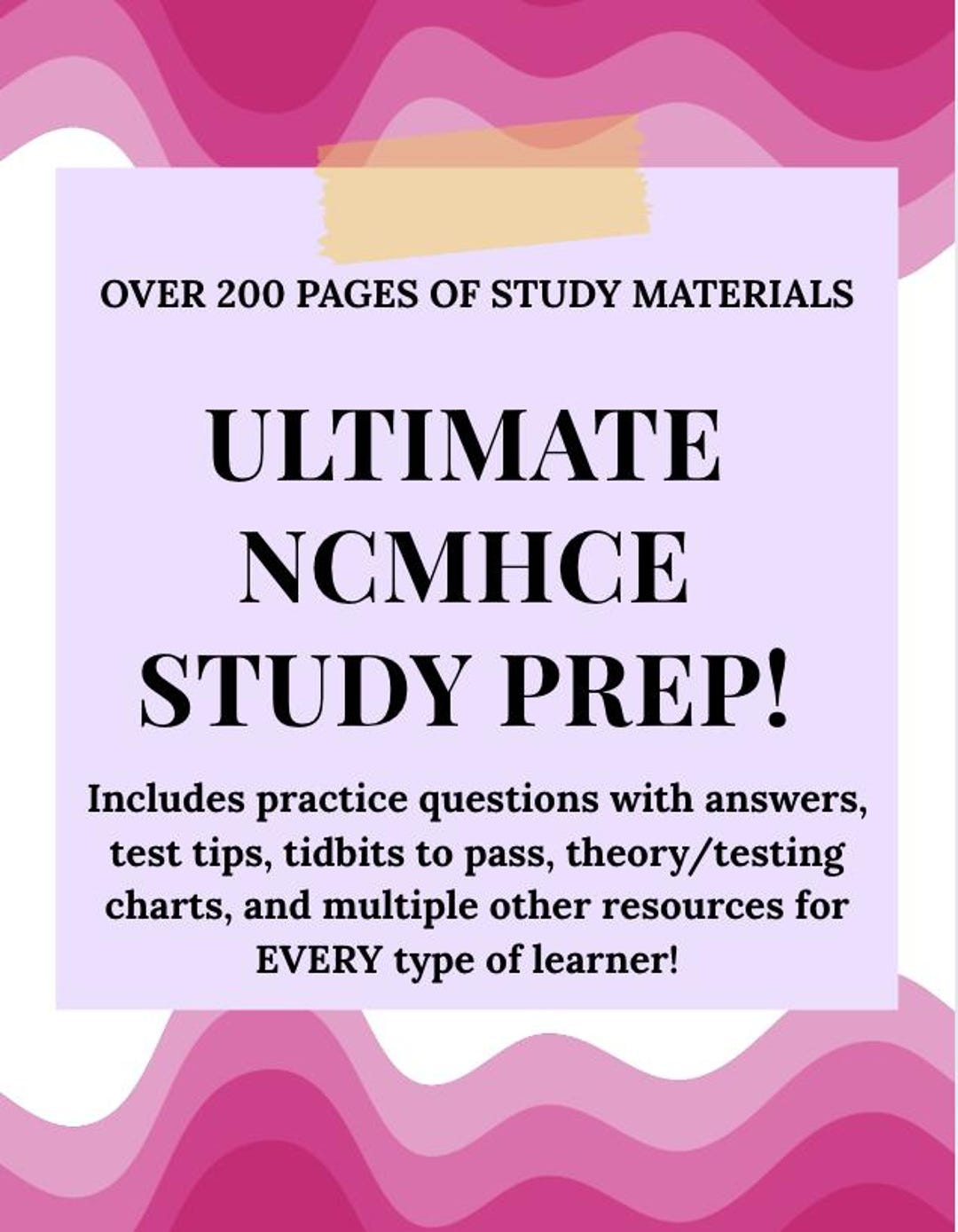 NCMHCE Study Guide: 150+ Page Exam Prep (digital Download) - Etsy