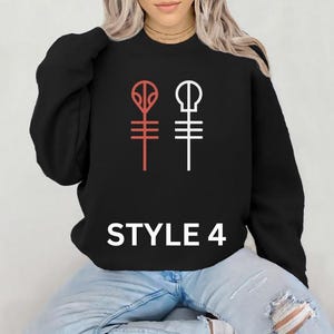 Twenty One Pilot Logo CREWNECK | Merch | TOP CLANCY Merch | Tyler ...