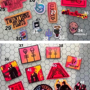 Twenty One Pilot STICKERS | Custom | Blurry Face | Clancy | Josh ...