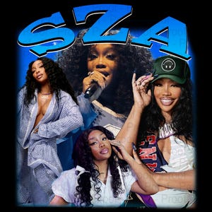 SZA Png, T-shirt Design,300 DPI PNG File Ready to Print - Etsy