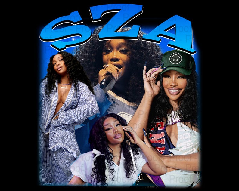SZA Png, T-shirt Design,300 DPI PNG File Ready to Print - Etsy