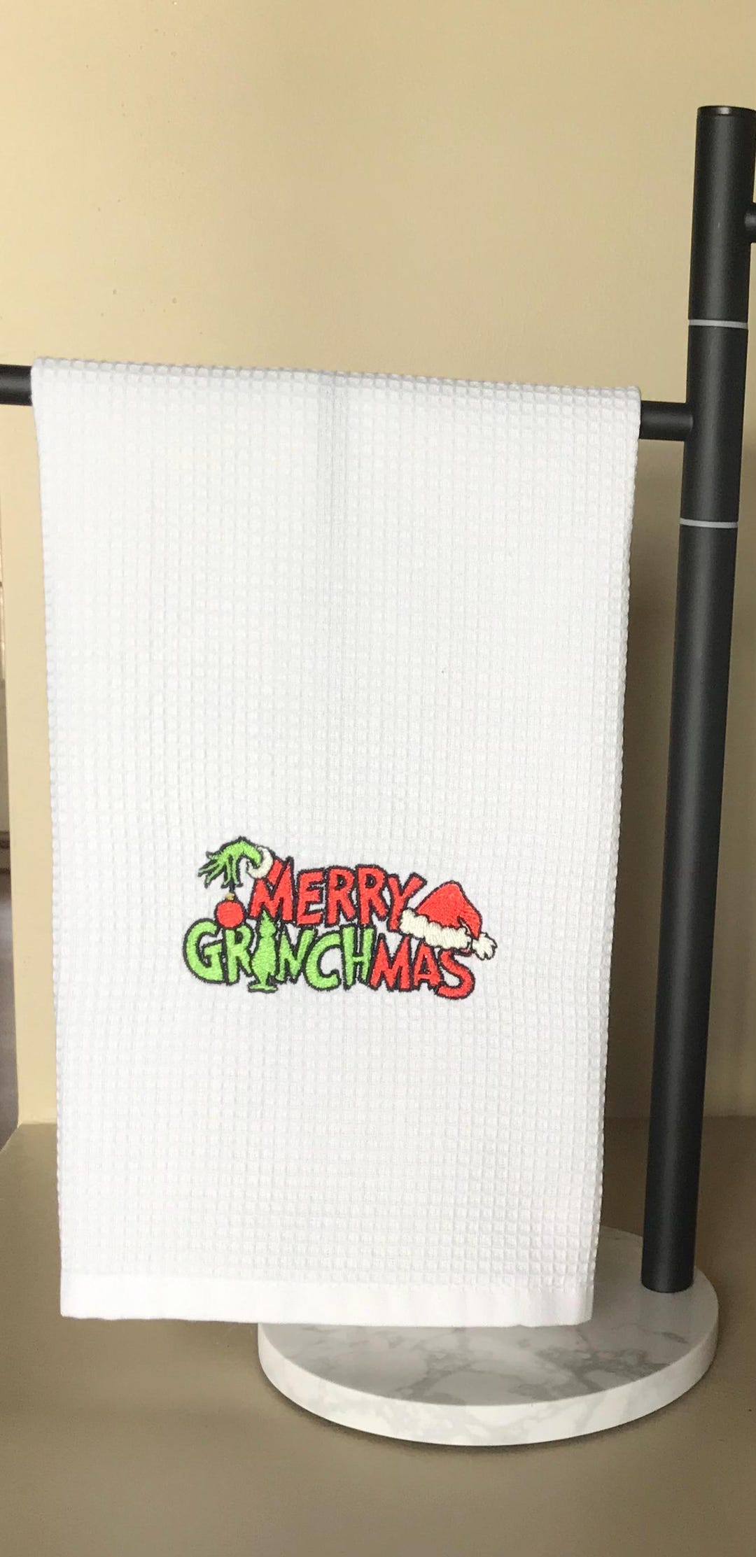 Kitchen Towel, Christmas, Cute, Gift, Grinch, Tea Towel - Etsy