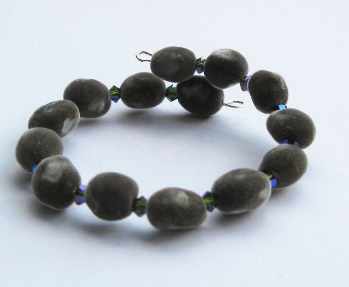 Hawaiian Mgambo Seed Bracelet With Tourmaline 2AB or AB2X Swarovski ...