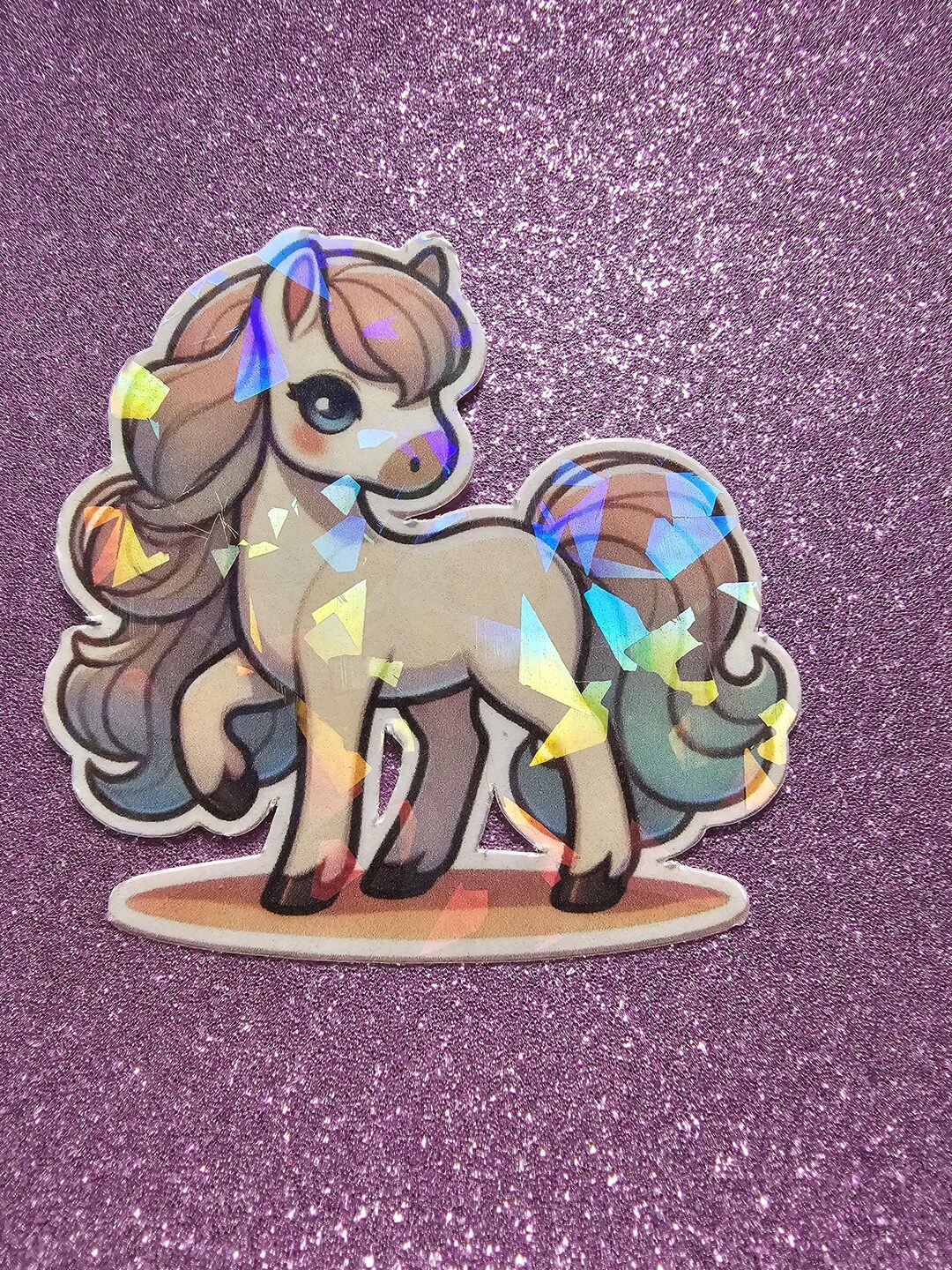 Pony & Friends Vinyl Sticker | Horse Lover Decal | Cute Animal Gift - Etsy