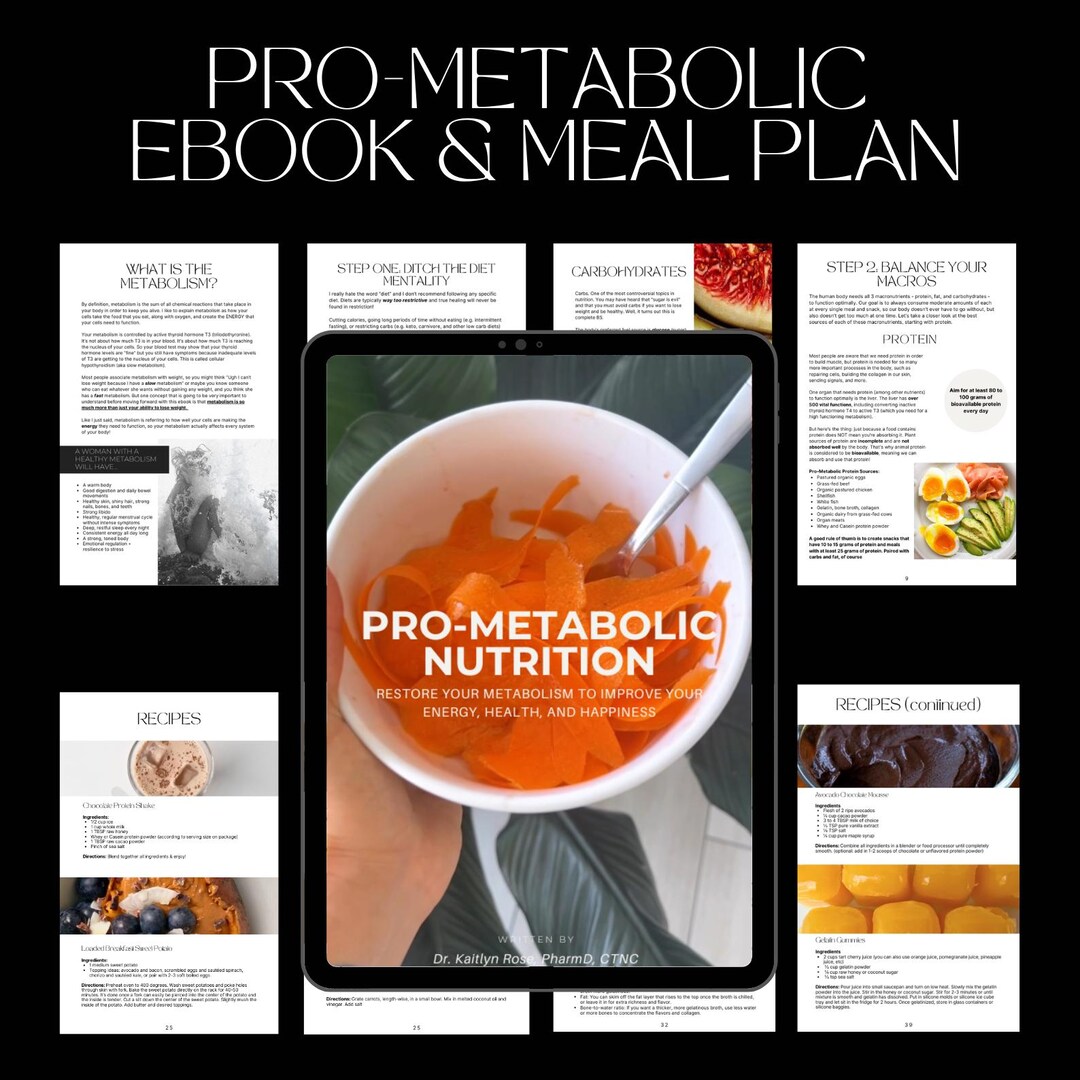 Pro Metabolic Diet | Ebook, Meal Plan, Recipe Guide | Body Recomp Plan ...