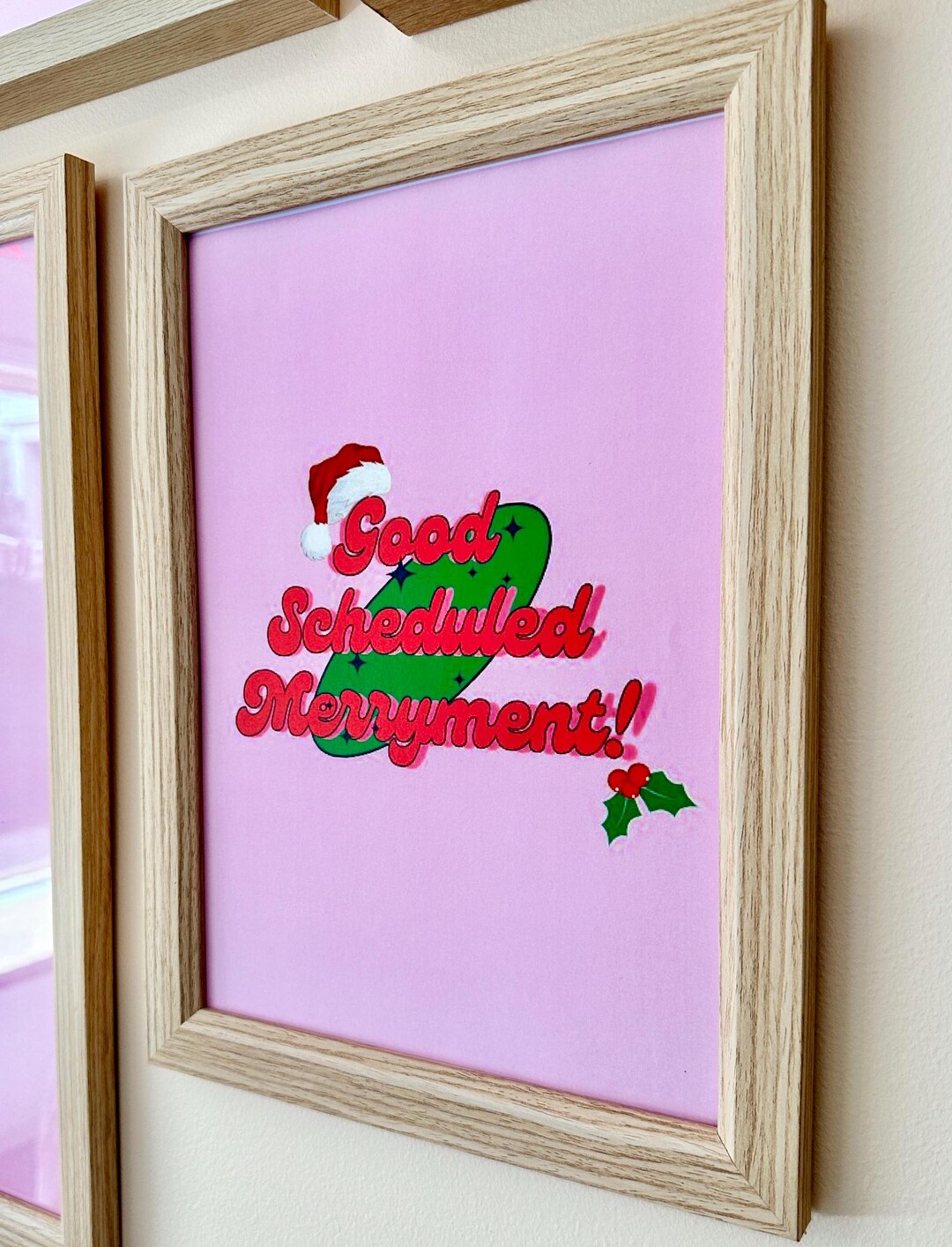 Funny Festive Christmas Poster Downloadable Print Artwork - Etsy
