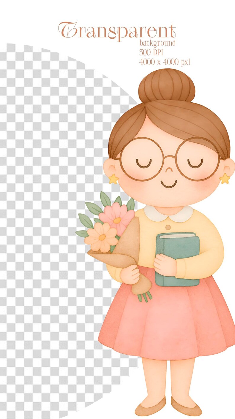 Watercolor School PNG, Back to School Clipart, School Kids Clipart ...