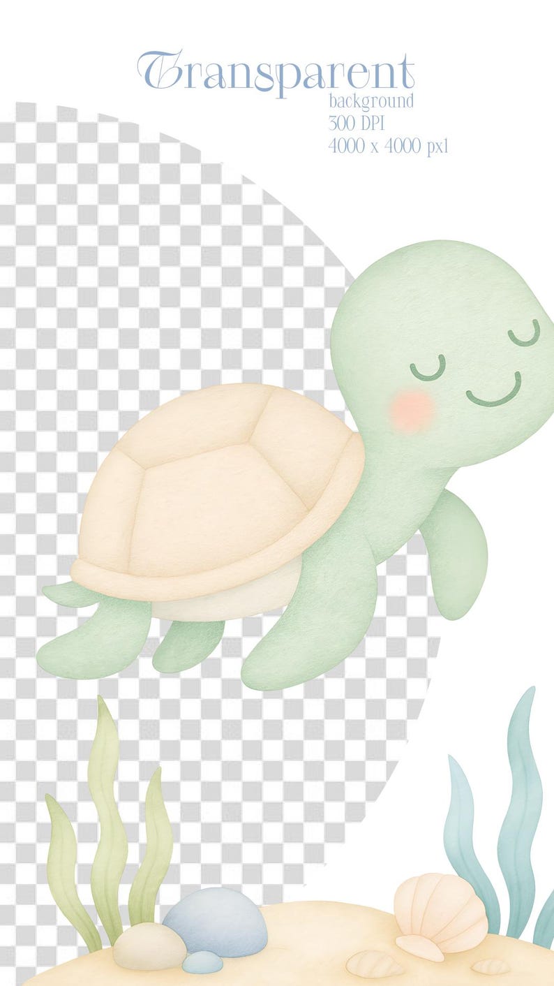 Under the Sea, Ocean Clipart, Sea Animals, Watercolor Sea, Cute Sea ...