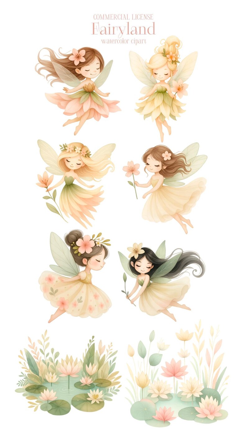 Fairies PNG Clipart, Fairytale Clipart, Fairy Land Clipart, Fairy House ...