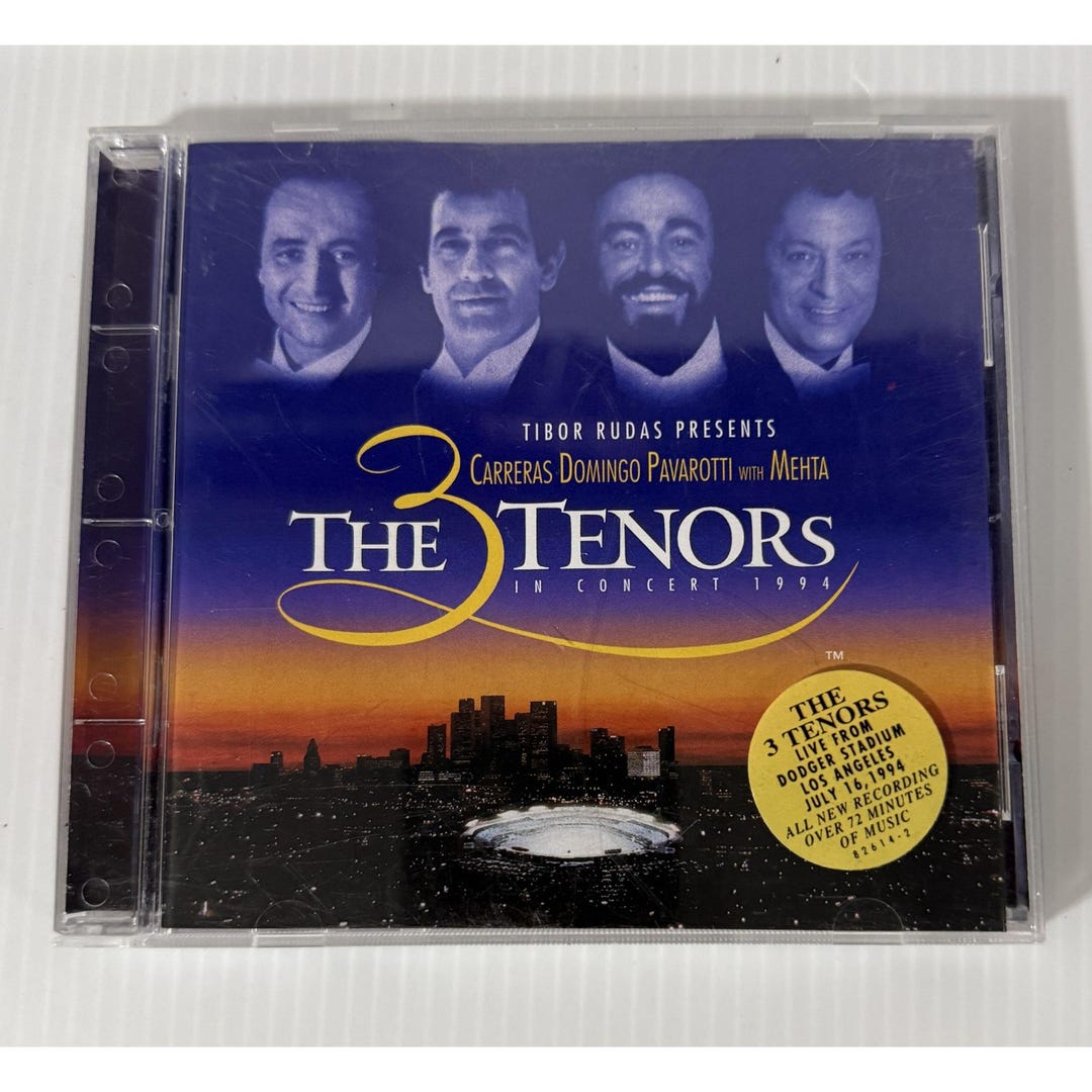 The 3 Tenors in Concert 1994 CD Luciano Pavarotti Carreras Domingo ...