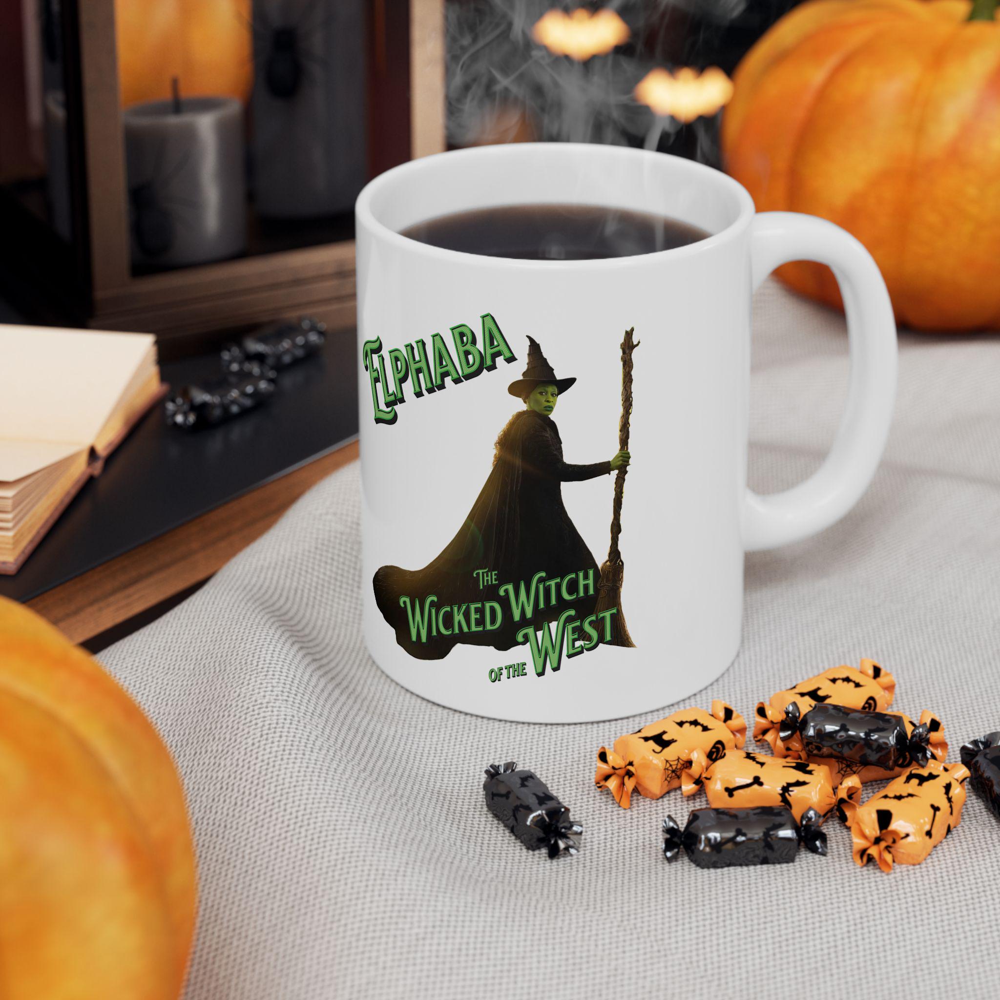 Elphaba Wicked Witch Wizard of Oz Ceramic Mug, 11oz 15oz Unique Gift ...