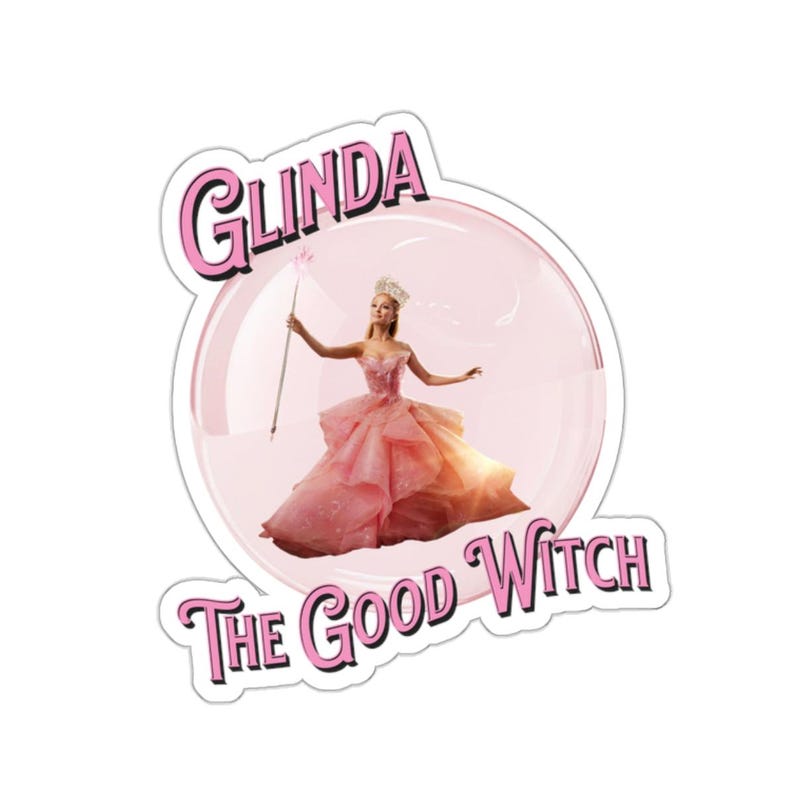 Glinda - Wicked Sticker 2024, Wizard of Oz Decor, Fantasy Laptop Decal ...