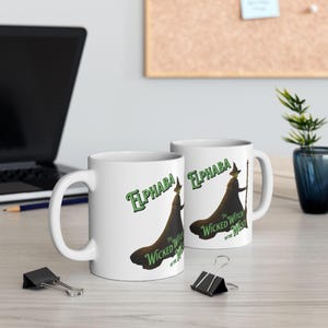Elphaba Wicked Witch Wizard of Oz Ceramic Mug, 11oz 15oz Unique Gift ...