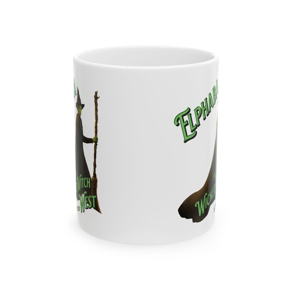 Elphaba Wicked Witch Wizard of Oz Ceramic Mug, 11oz 15oz Unique Gift ...