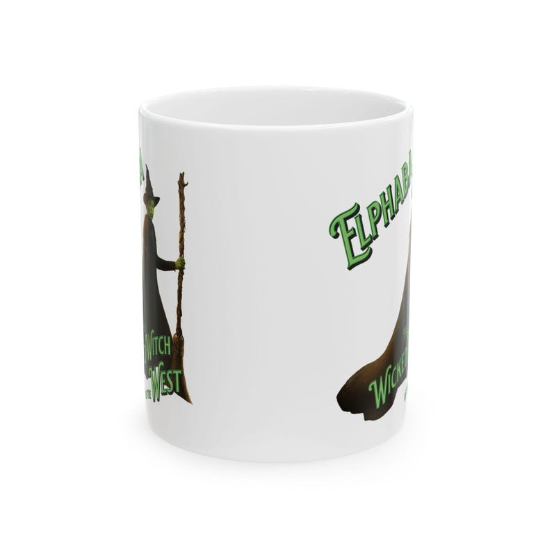 Elphaba Wicked Witch Wizard of Oz Ceramic Mug, 11oz 15oz Unique Gift ...