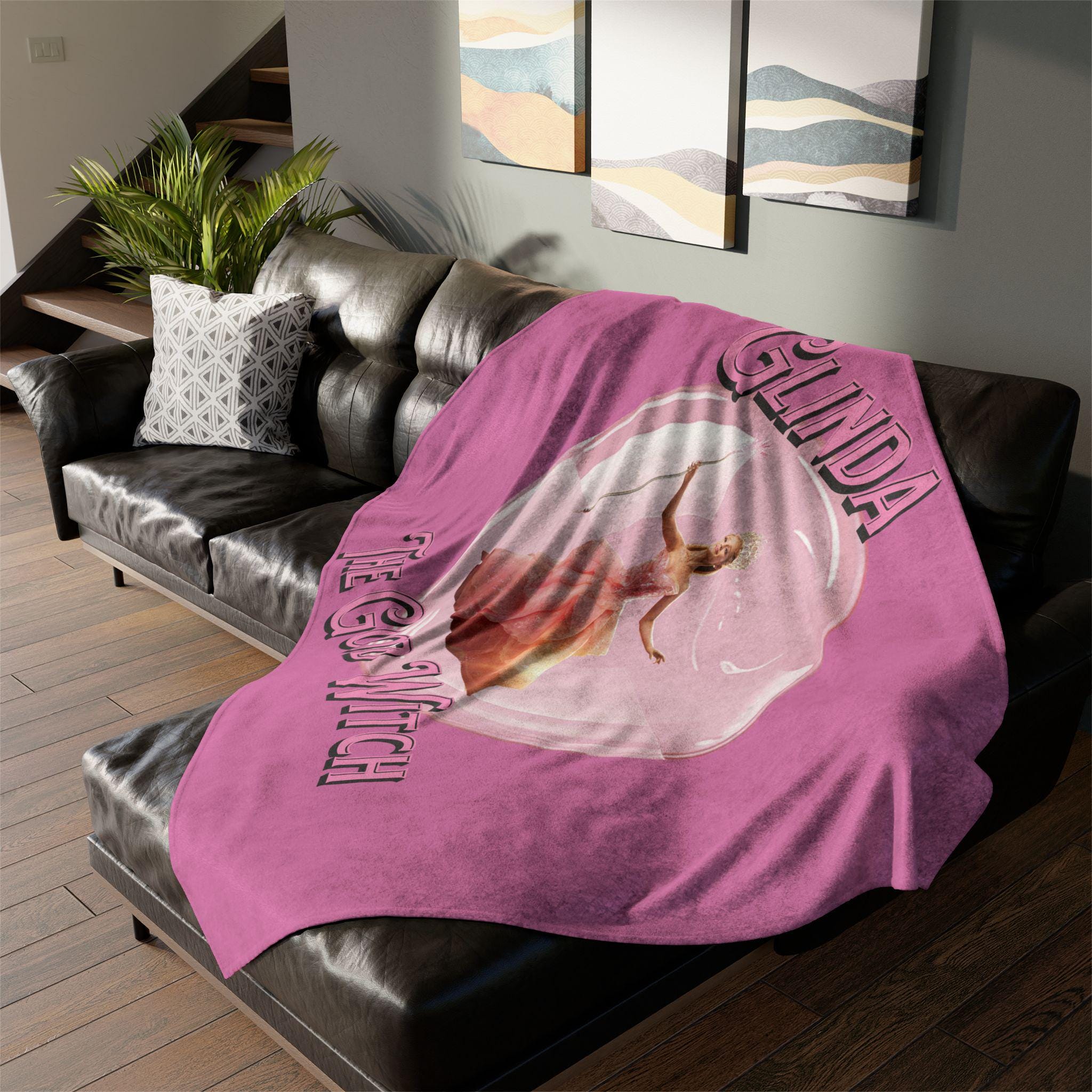 Glinda the Good Witch Soft Polyester Blanket, Wizard of Oz Throw ...