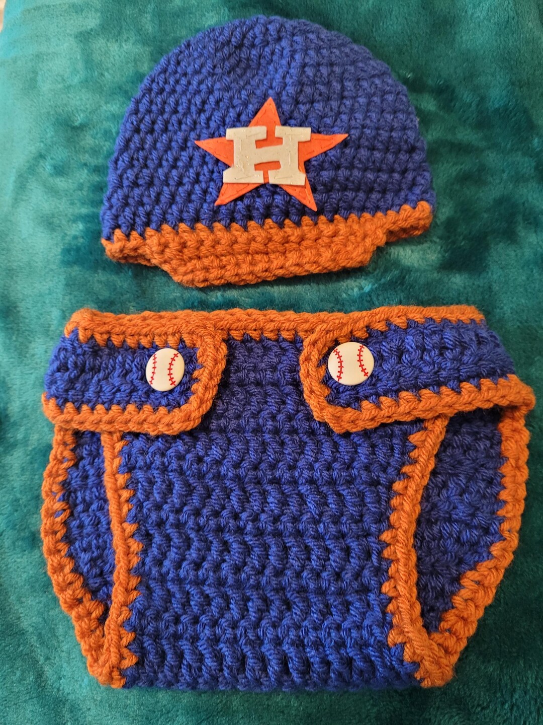 Baby Astro Crochet Cap and Diaper Cover - Etsy