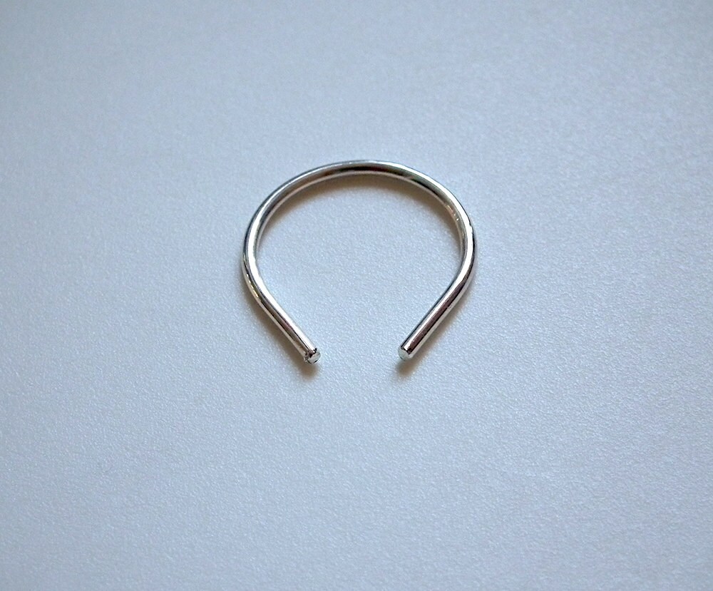 Geometrical Open Silver Ring Simple Silver Ring - Etsy