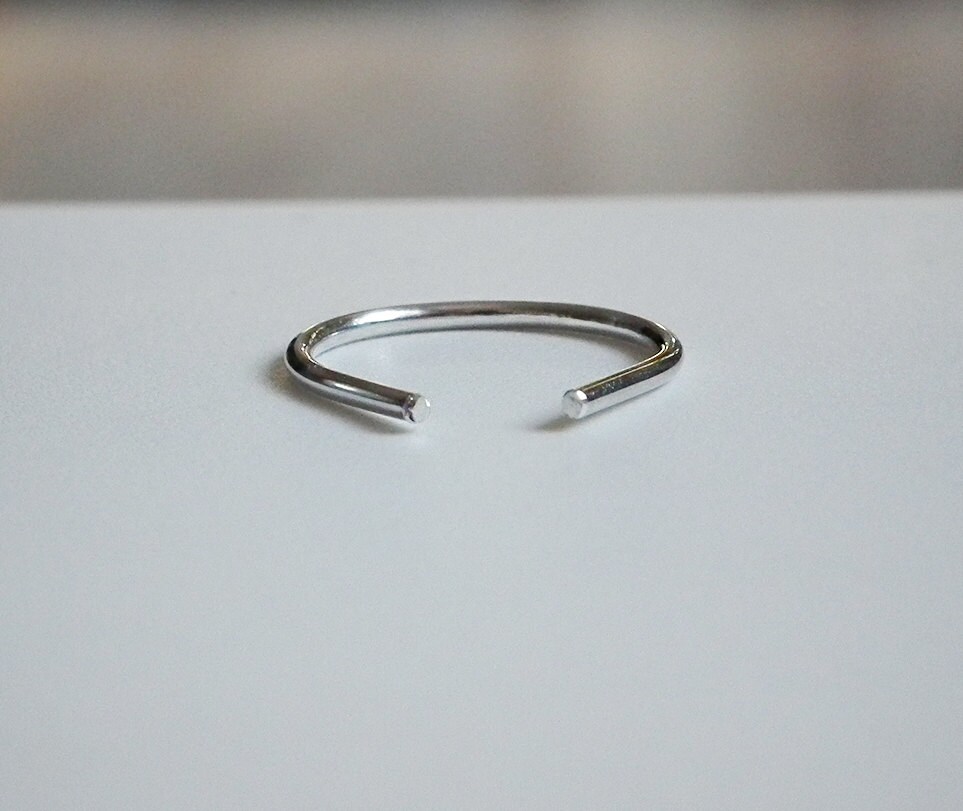 Geometrical Open Silver Ring Simple Silver Ring - Etsy