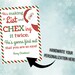 Chex Mix Christmas Gift Printable Tag Easy Gift for Neighbors Friends ...