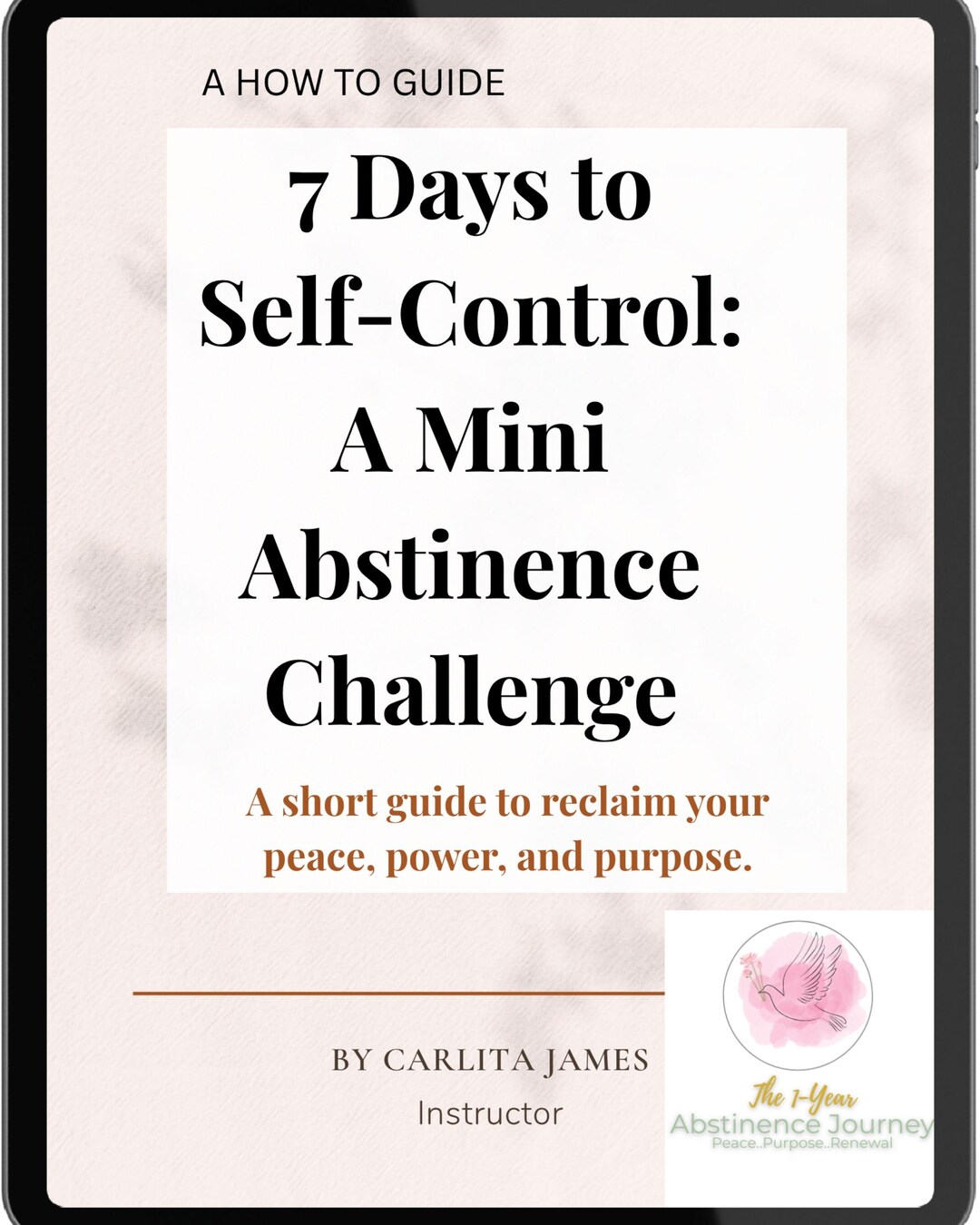 7-day Abstinence Journey | Mini Ebook for Spiritual Renewal & Self ...