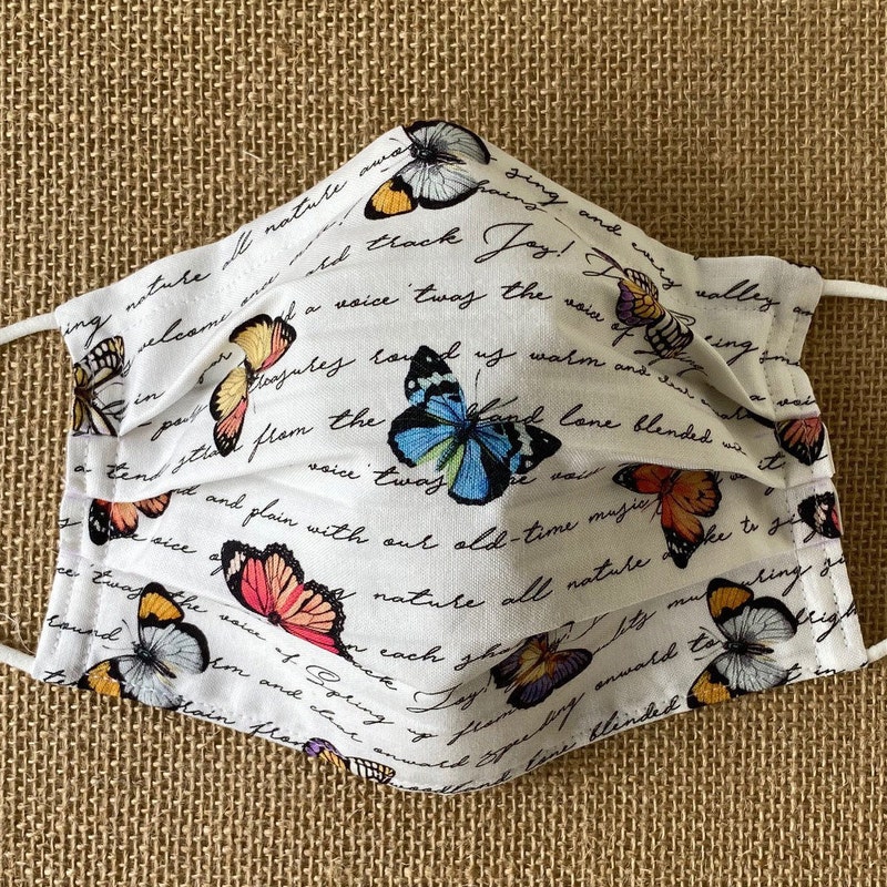 Butterfly Face Mask - Etsy