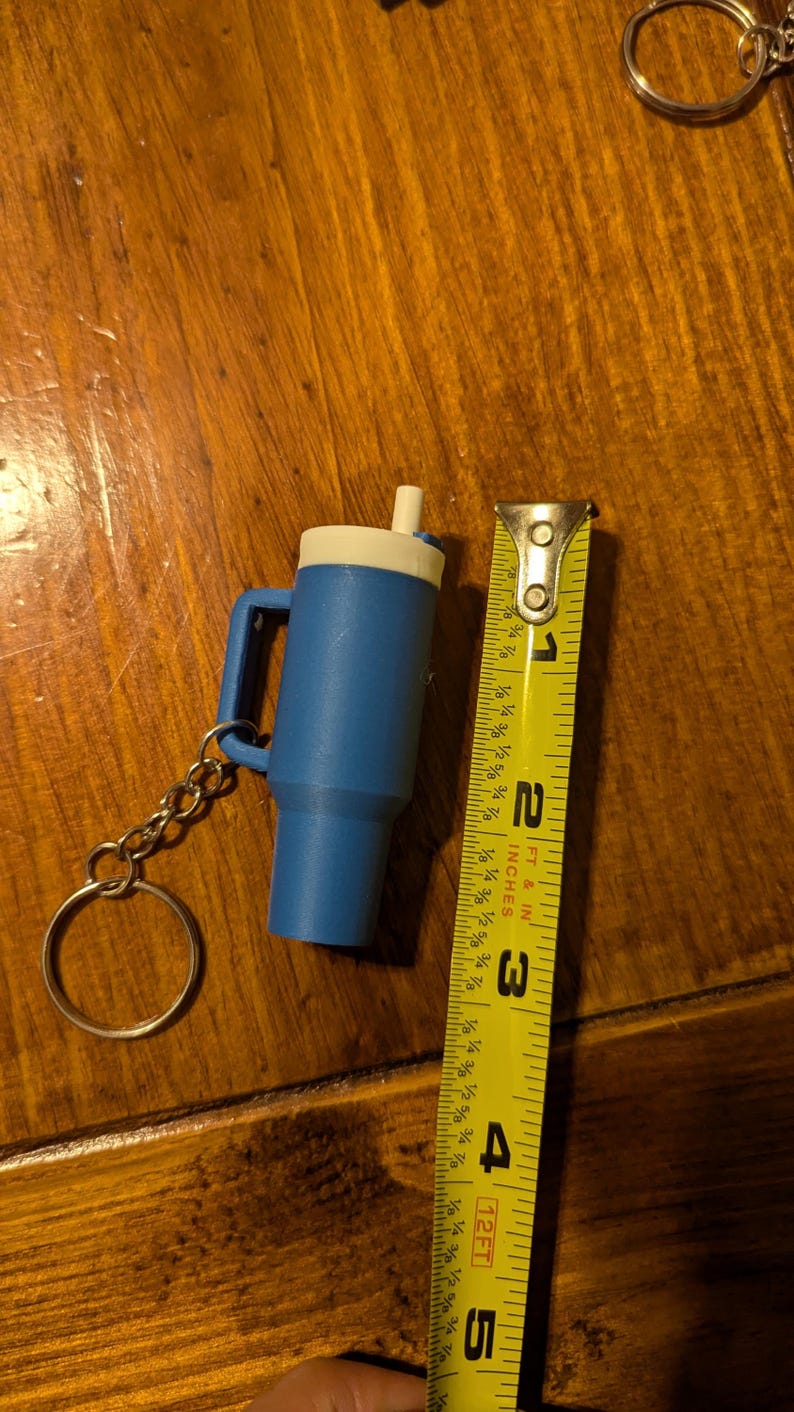 2 Mini Stanley Tumbler Keychains 3D Printed – 2 Color Pack! - Etsy