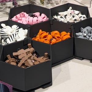 Mini Flexi Animals Set of 4 | Tiny 3D Printed Fidget Toys | Horse Fox ...