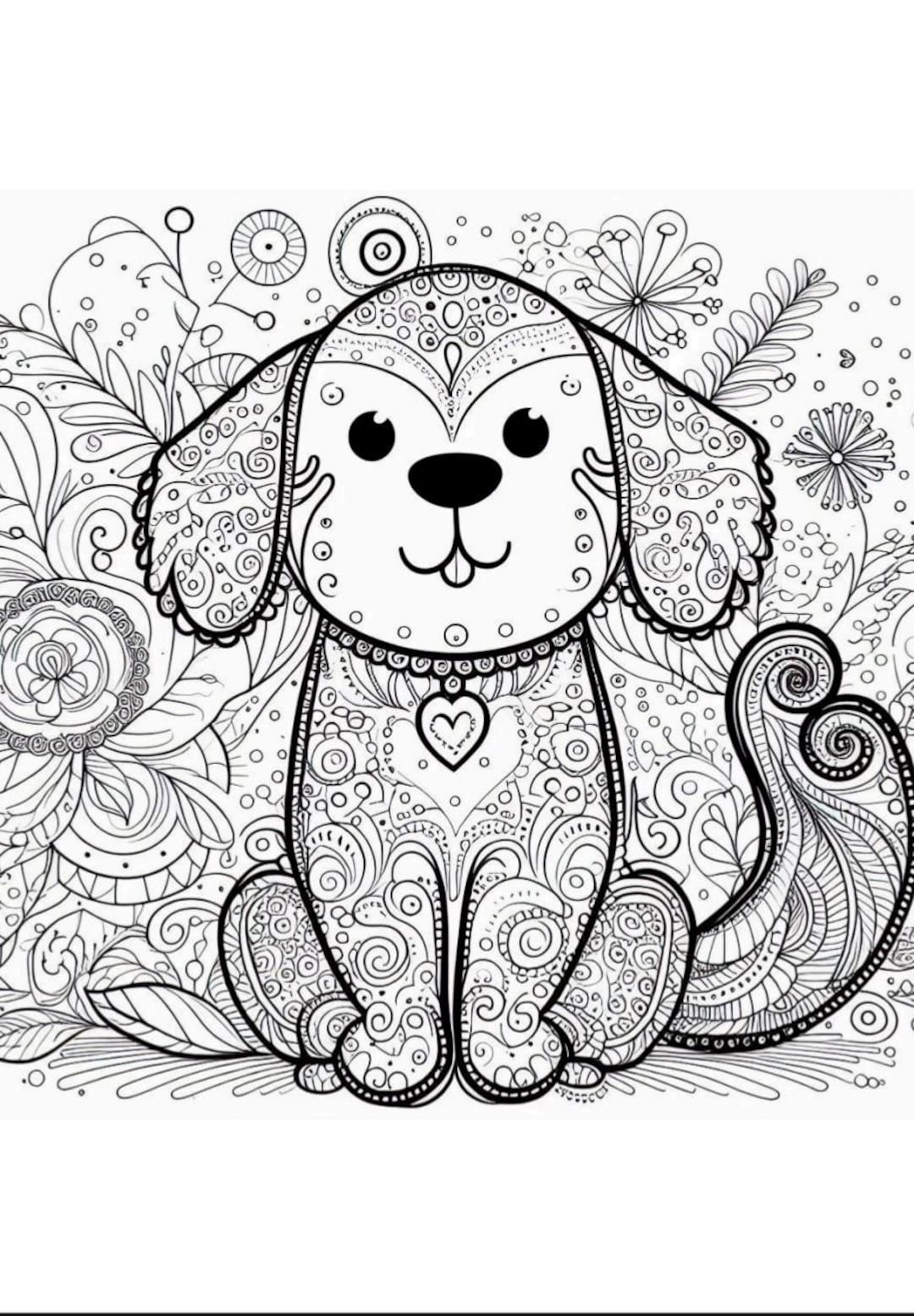 3 Cute Random Digital Colouring Pages - Etsy