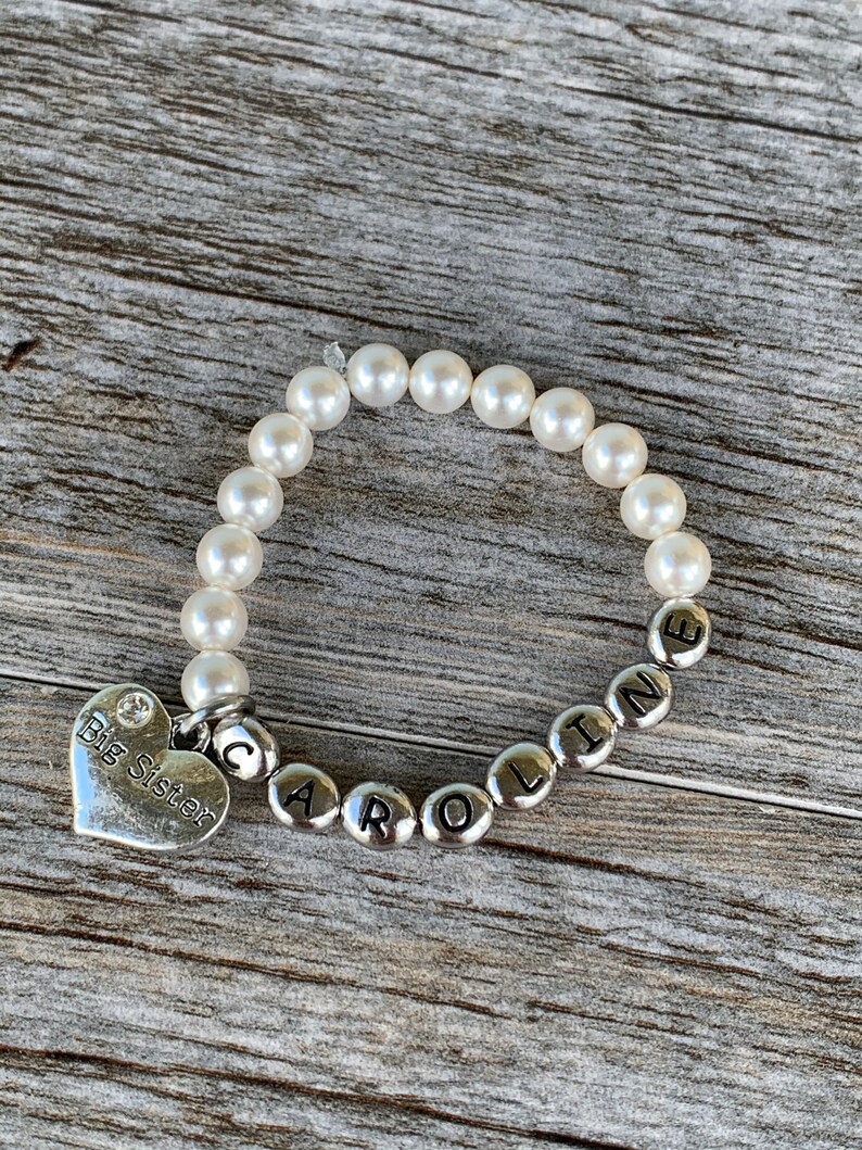 Big Sister Bracelet, Gotcha Day Gift, Adoption Day Gift, Step Daughter ...