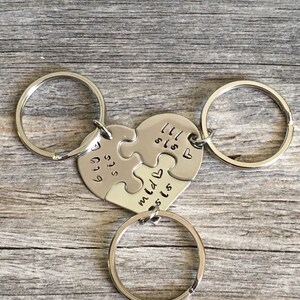 3 Sisters Keychain, Big Sis Mid Sis Lil Sis Keychain, Big Sister ...