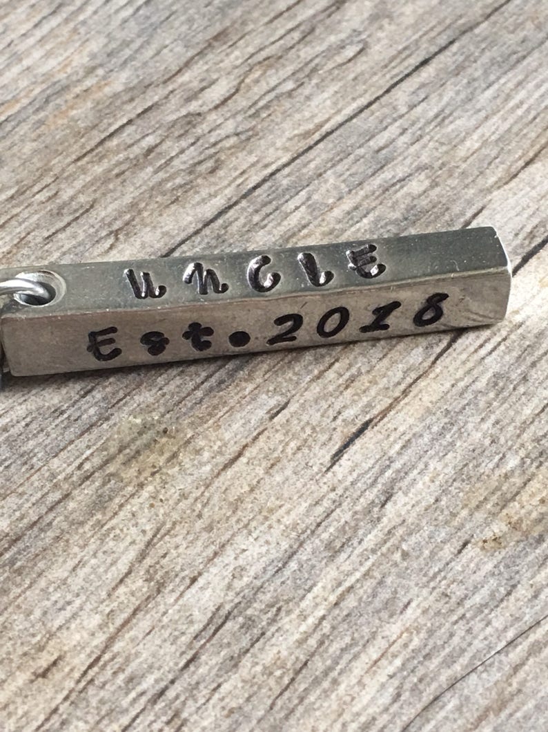 Uncle Pregnancy Announcement / Hand Stamped Baby Announcement | Etsy