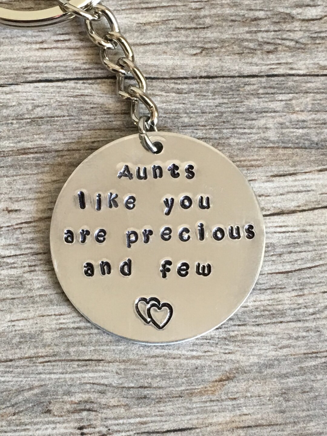 Hand Stamped Aunt Keychain, "aunts Like You", Gift for Auntie - Etsy