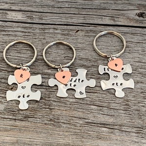 3 Sisters Keychain, Big Sis Mid Sis Lil Sis Keychain, Big Sister ...