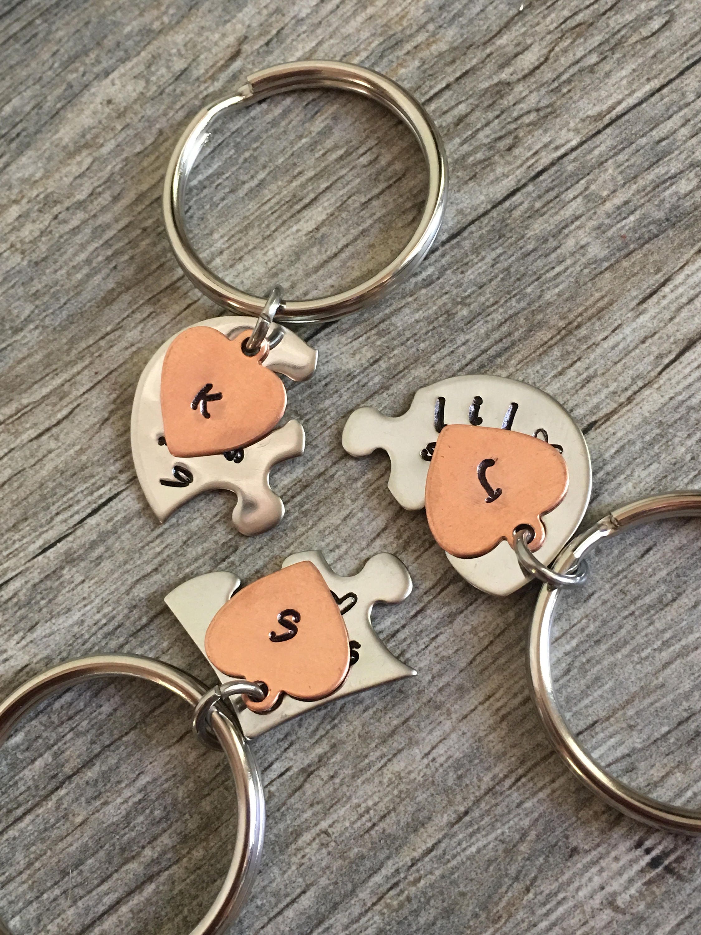 3 Sisters Keychain, Big Sis Mid Sis Lil Sis Keychain, Big Sister ...