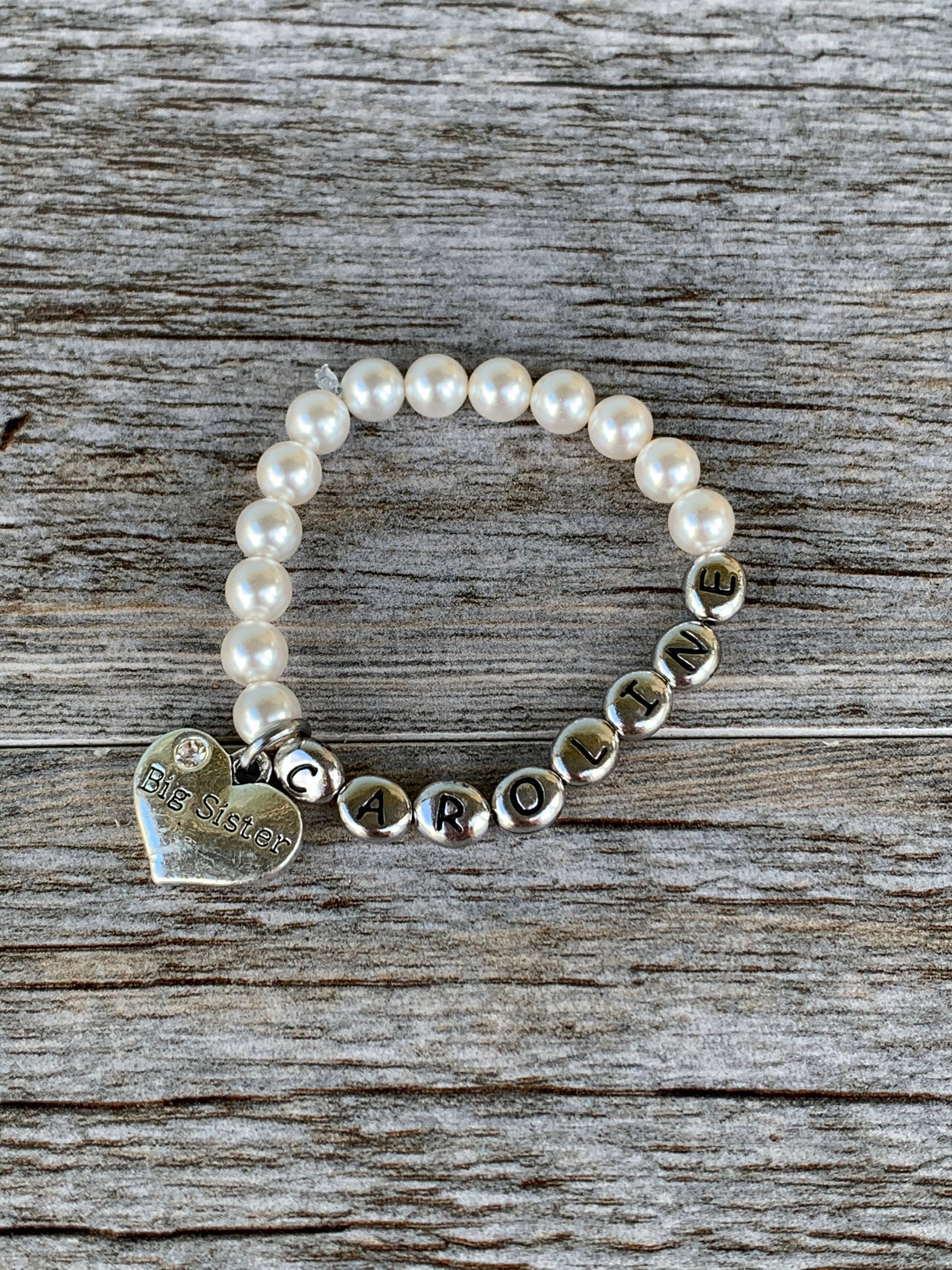 Big Sister Bracelet, Gotcha Day Gift, Adoption Day Gift, Step Daughter ...