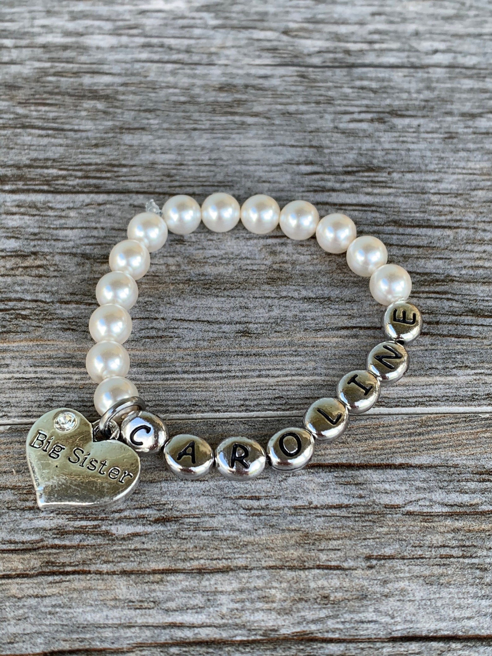 Big Sister Bracelet, Gotcha Day Gift, Adoption Day Gift, Step Daughter ...