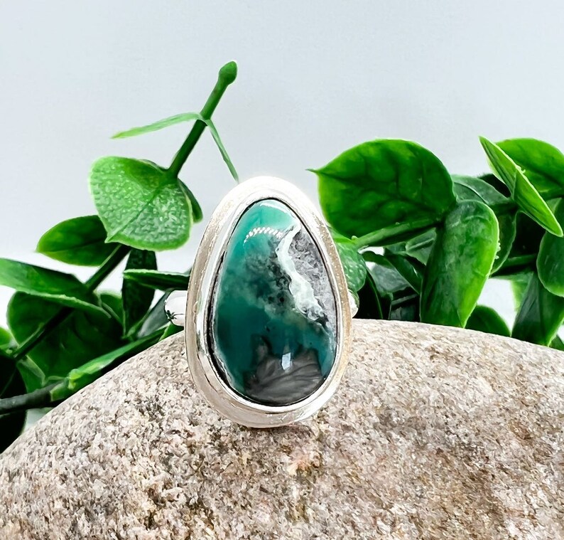 Handmade Sterling Silver Mystic Sage Turquoise and Variscite - Etsy