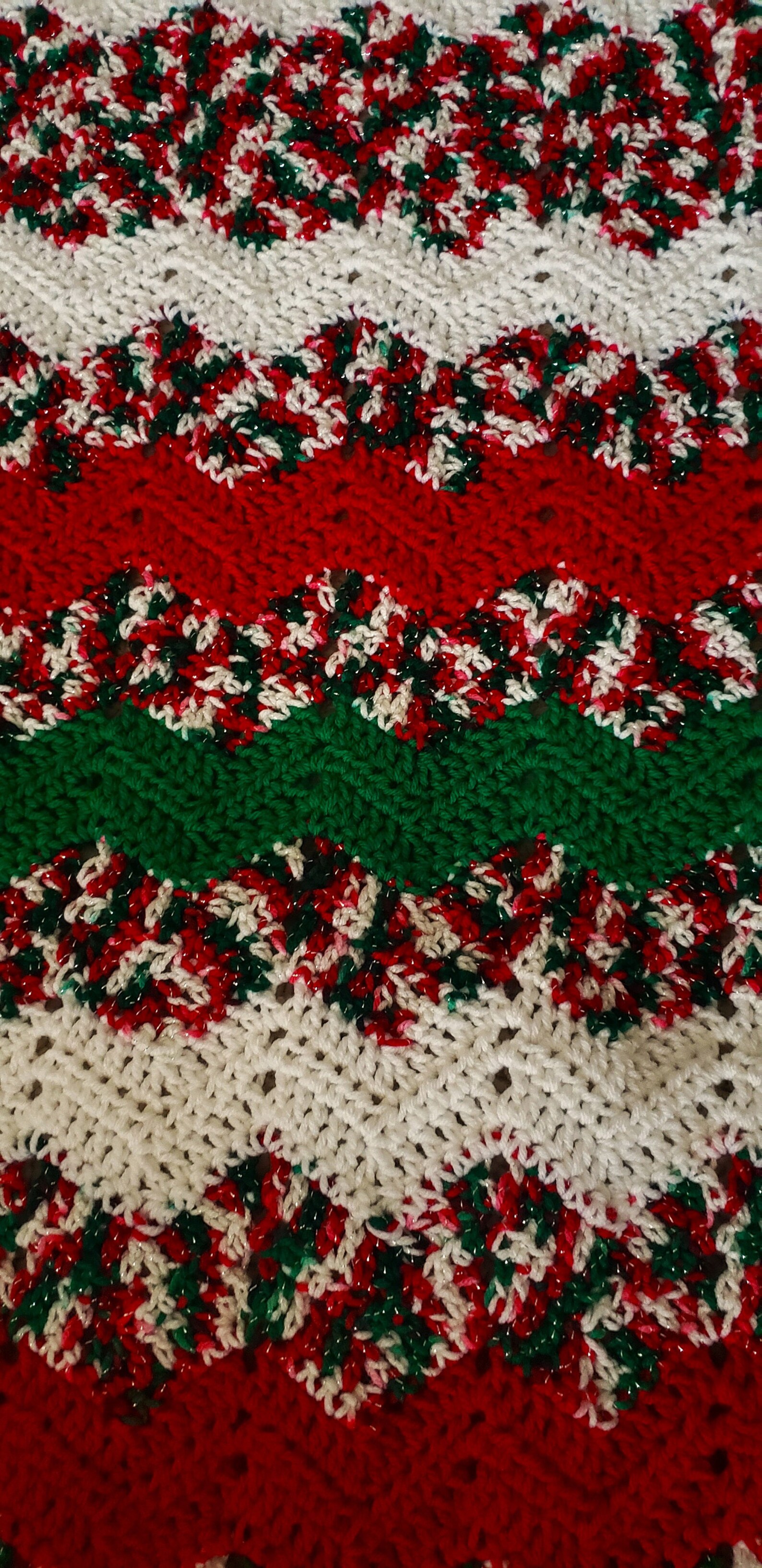 Dreamy Ripple Christmas Afghan - Etsy