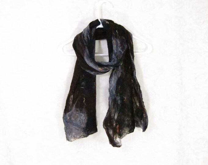 Cobweb Felted Scarf Wool Scarf Gifs for Her Winter Scarf Fall Scarf ...